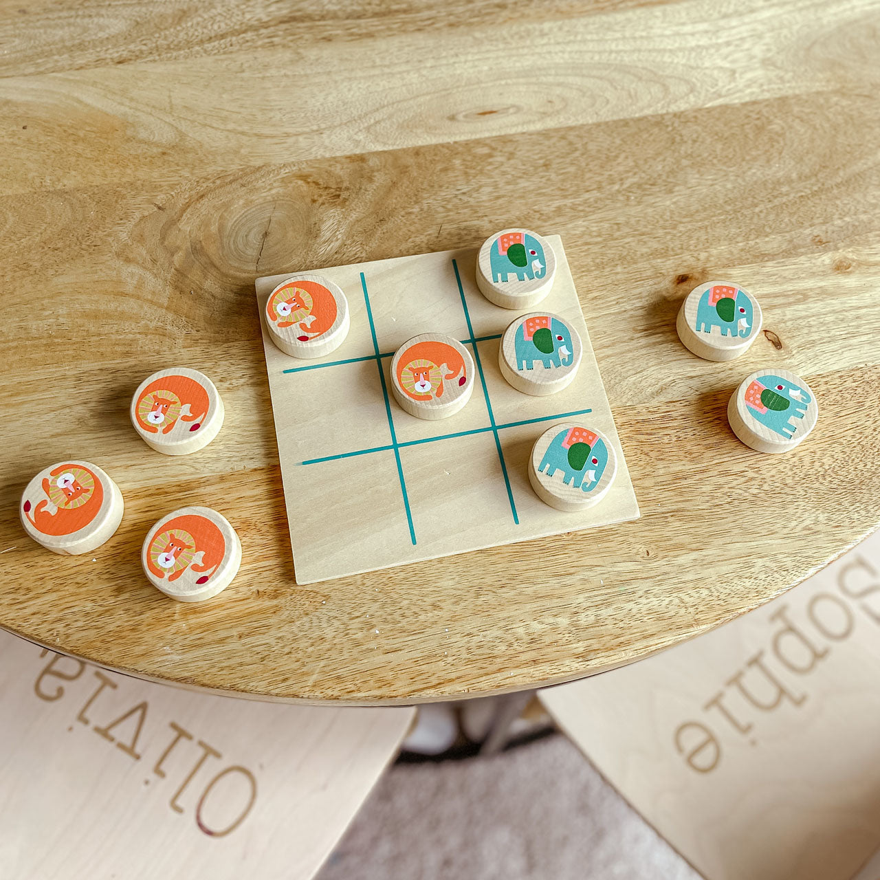 Tic Tac Toe Noughts and Crosses Animals Game - Stocking Filler – The ...