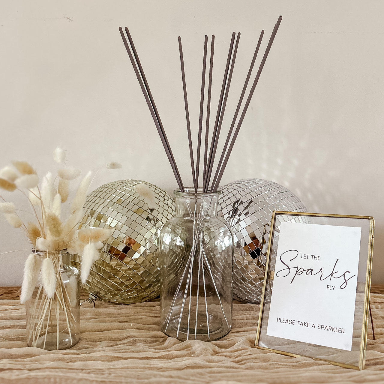 Wedding Sparkler Display Table - Everything You Need & Where To Buy ...
