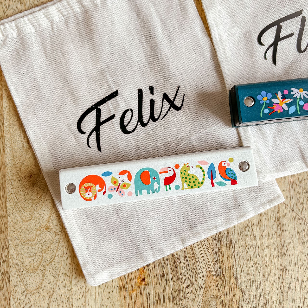 Children's Wooden Harmonica - Children's Gift Stocking Filler – The ...