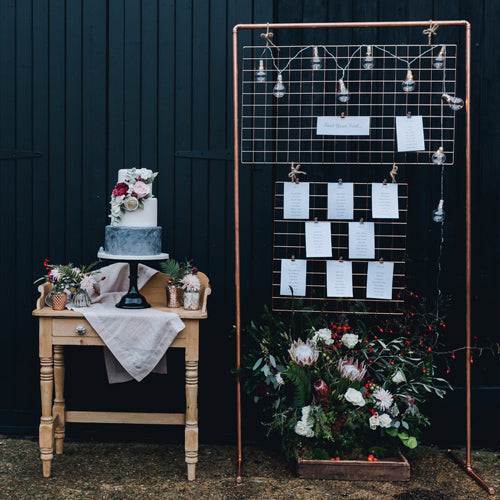 Copper Frame Wedding Arch Backdrop 2m x 1.5m – The Wedding of My Dreams