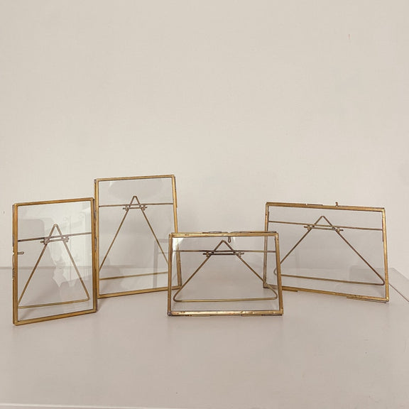 Brass Photo Frames Table Numbers (Free Standing) Wedding Stationery ...