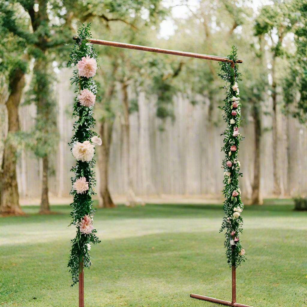 Copper Frame Wedding Arch Backdrop 2m x 1.5m – The Wedding of My Dreams