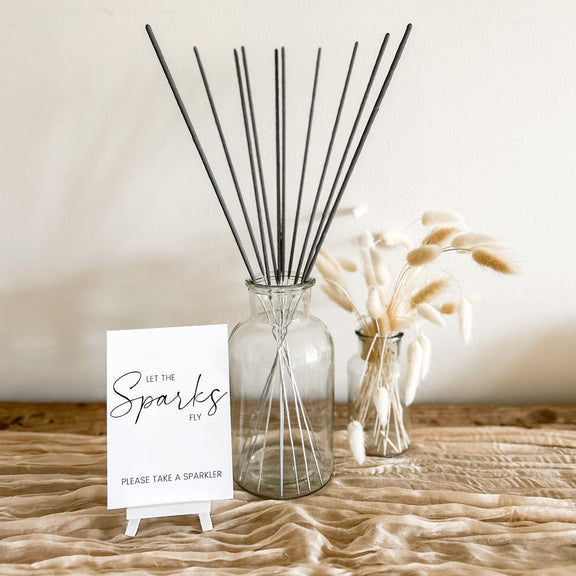 Wedding Sparkler Sign - A6 Wedding Print – The Wedding of My Dreams