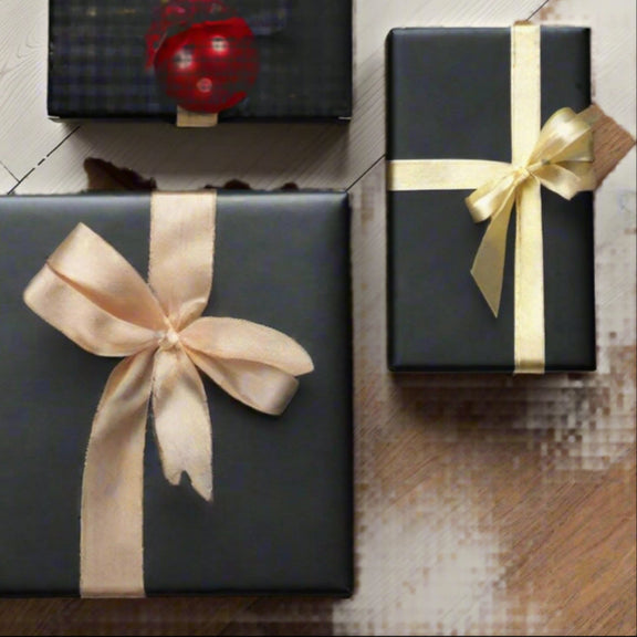 Plain Matte Black Wrapping Paper Roll - 10m Roll – The Wedding of My Dreams