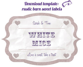 Wedding Candy Buffet Labels (Personalised) - Free Printables – The ...