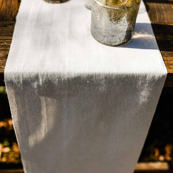 Natural Cotton Table Runner 5m for Weddings – The Wedding of My Dreams